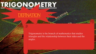 Trignometry | PPTX | Physics | Science