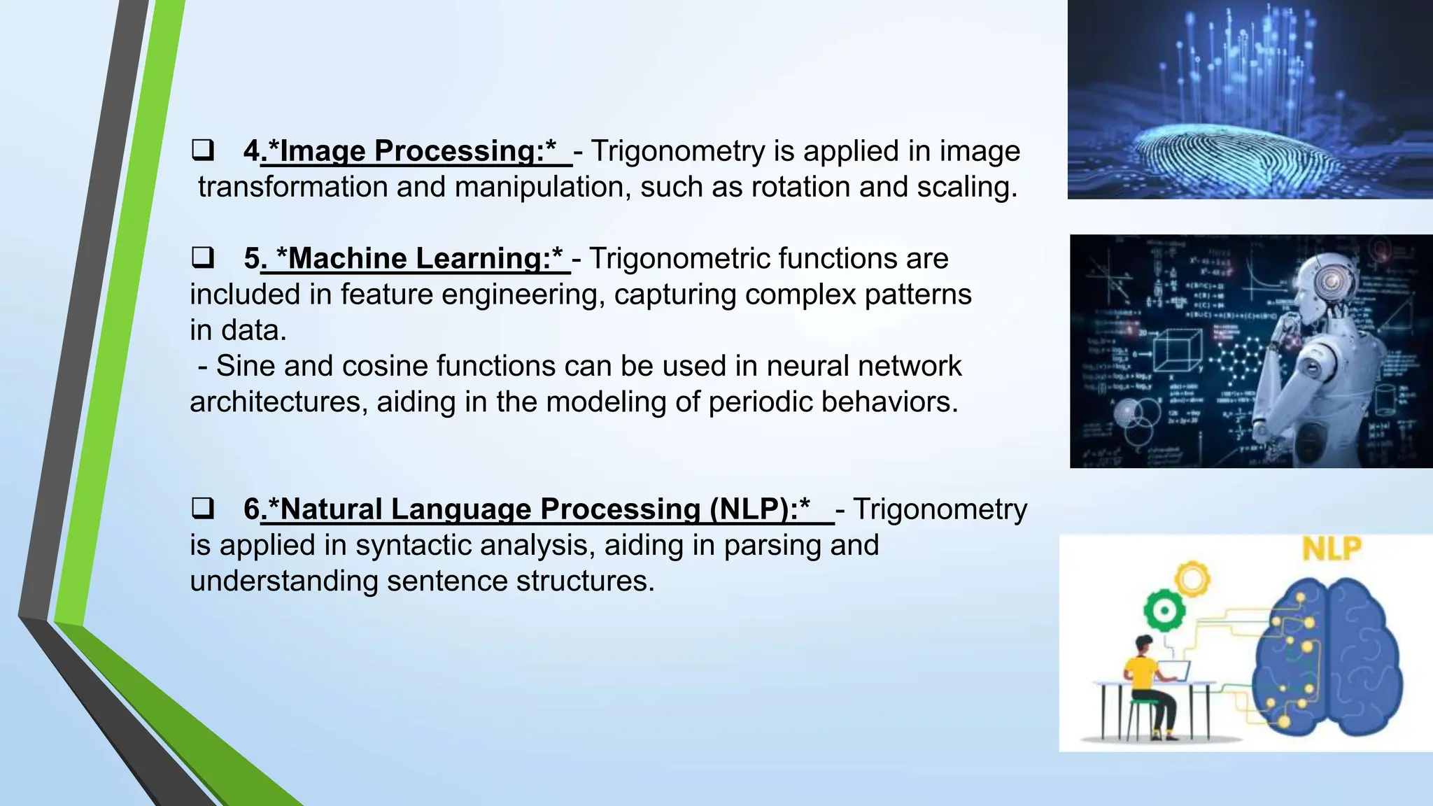 Application of Trigonometry in Data Science and AI | PPT