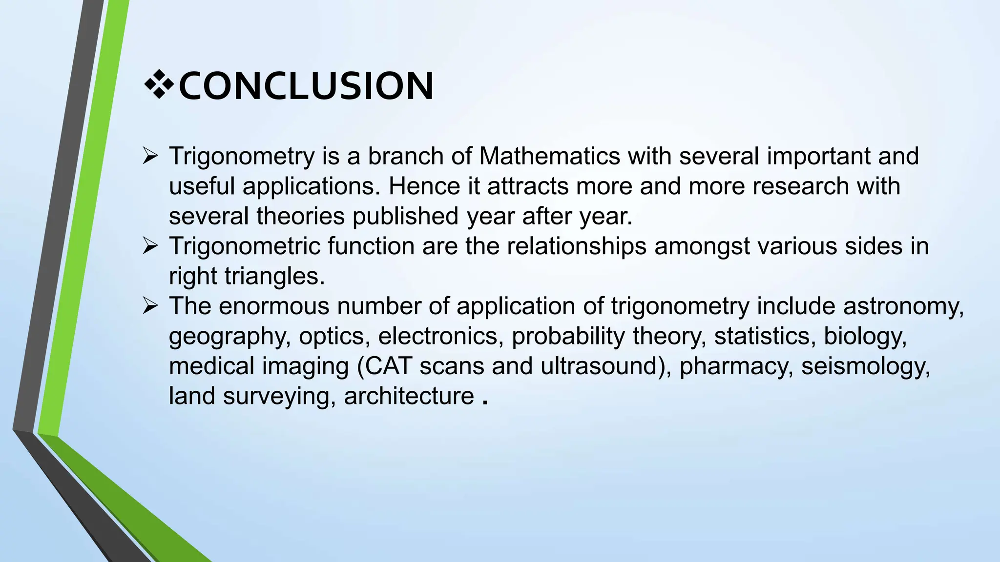 Application of Trigonometry in Data Science and AI | PPTX