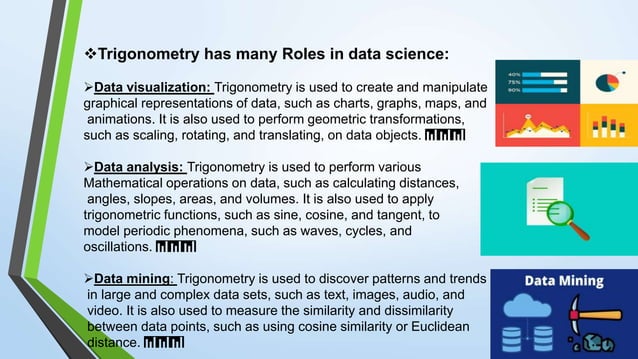 Application of Trigonometry in Data Science and AI | PPTX