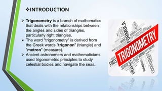Application of Trigonometry in Data Science and AI | PPTX