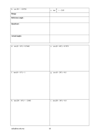 Trigo functions | PDF