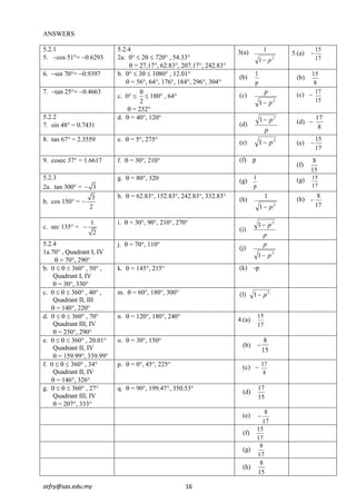 Trigo functions | PDF