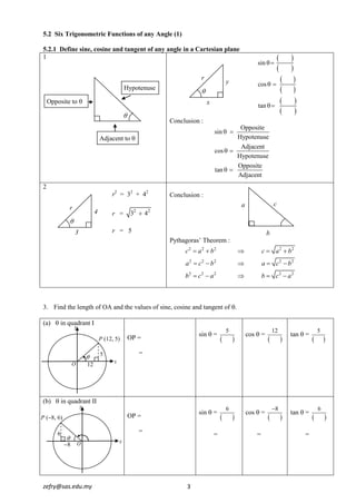 Trigo functions | PDF | Physics | Science