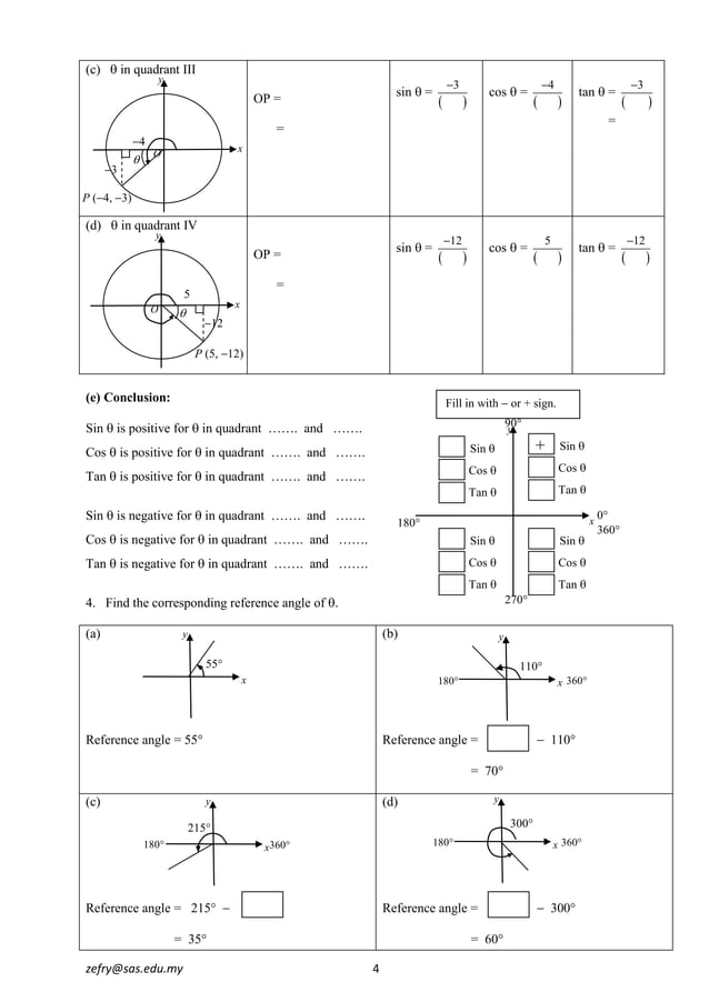 Trigo functions | PDF | Physics | Science