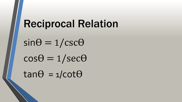 Trigonometric identities | PPTX