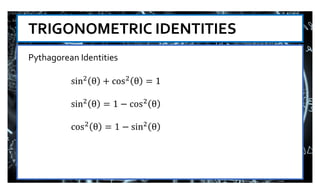 Trigonometric Identities and Propertiesss | PDF