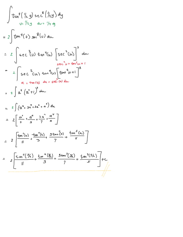 trigonometric integral | PDF