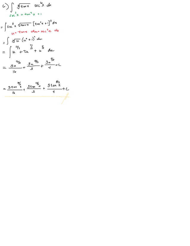 Trigonometric Integral Pdf