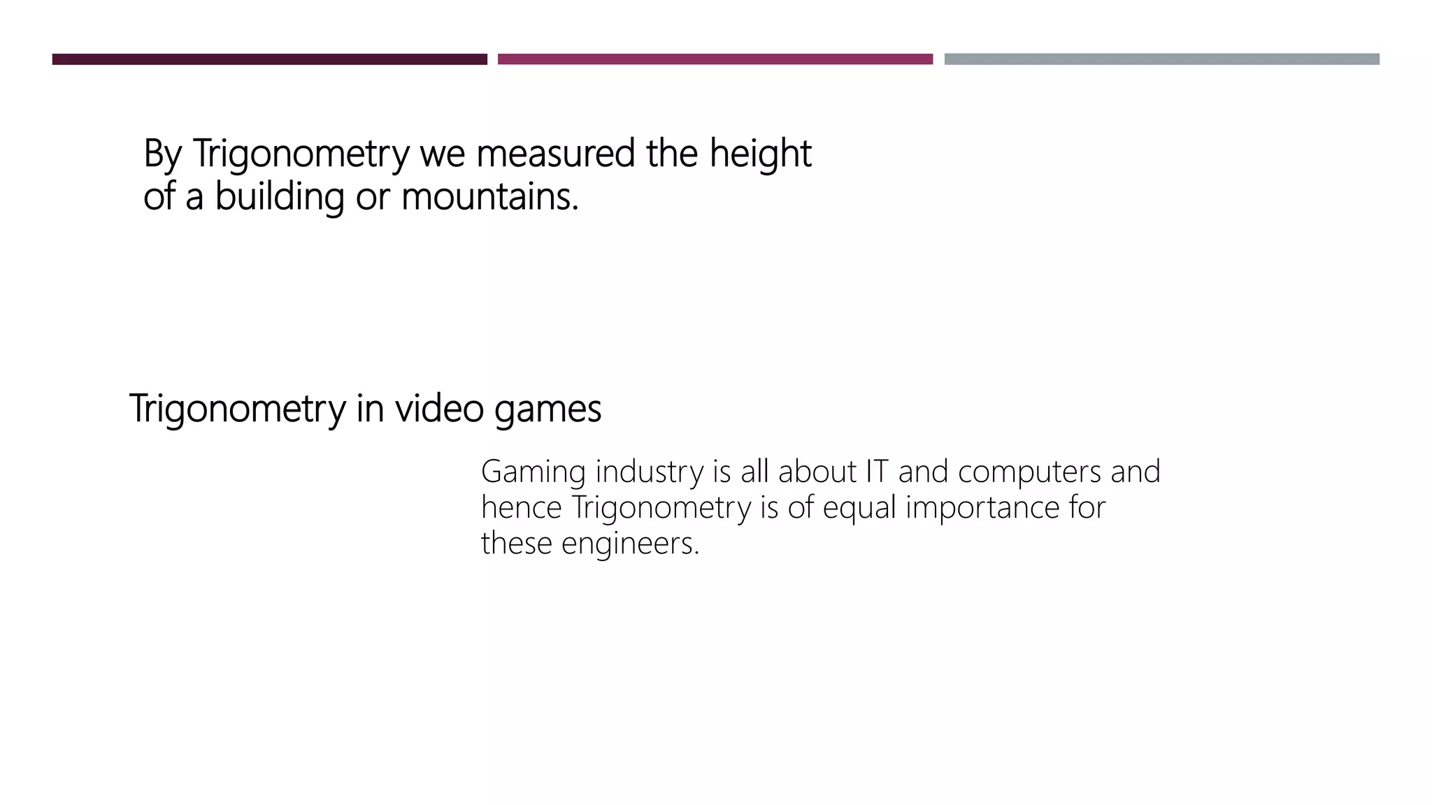 Trigonometery part 2 | PPTX | Physics | Science