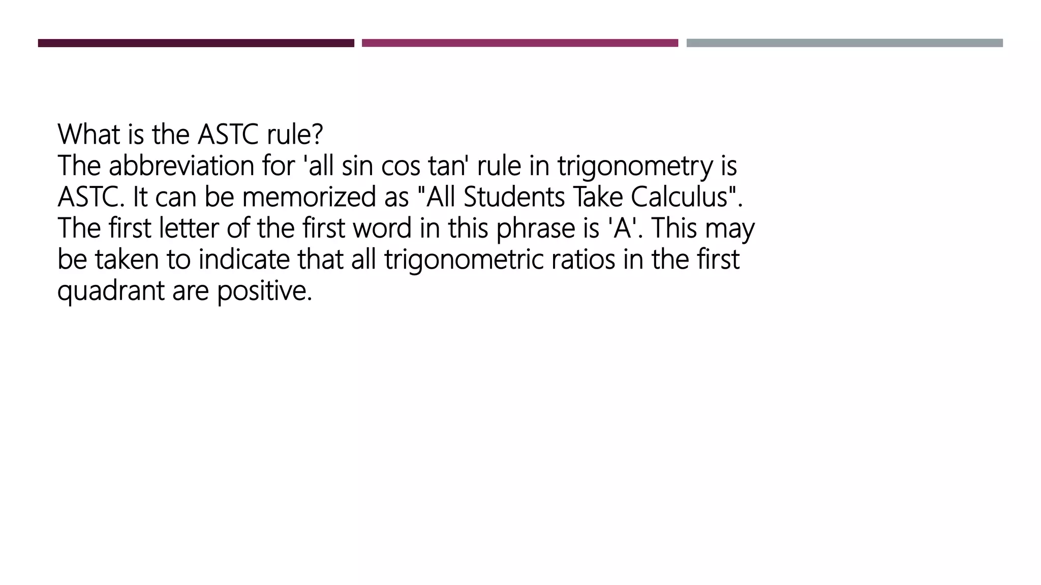 Trigonometery part 2 | PPTX