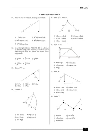 Trigonometría trilce | PDF