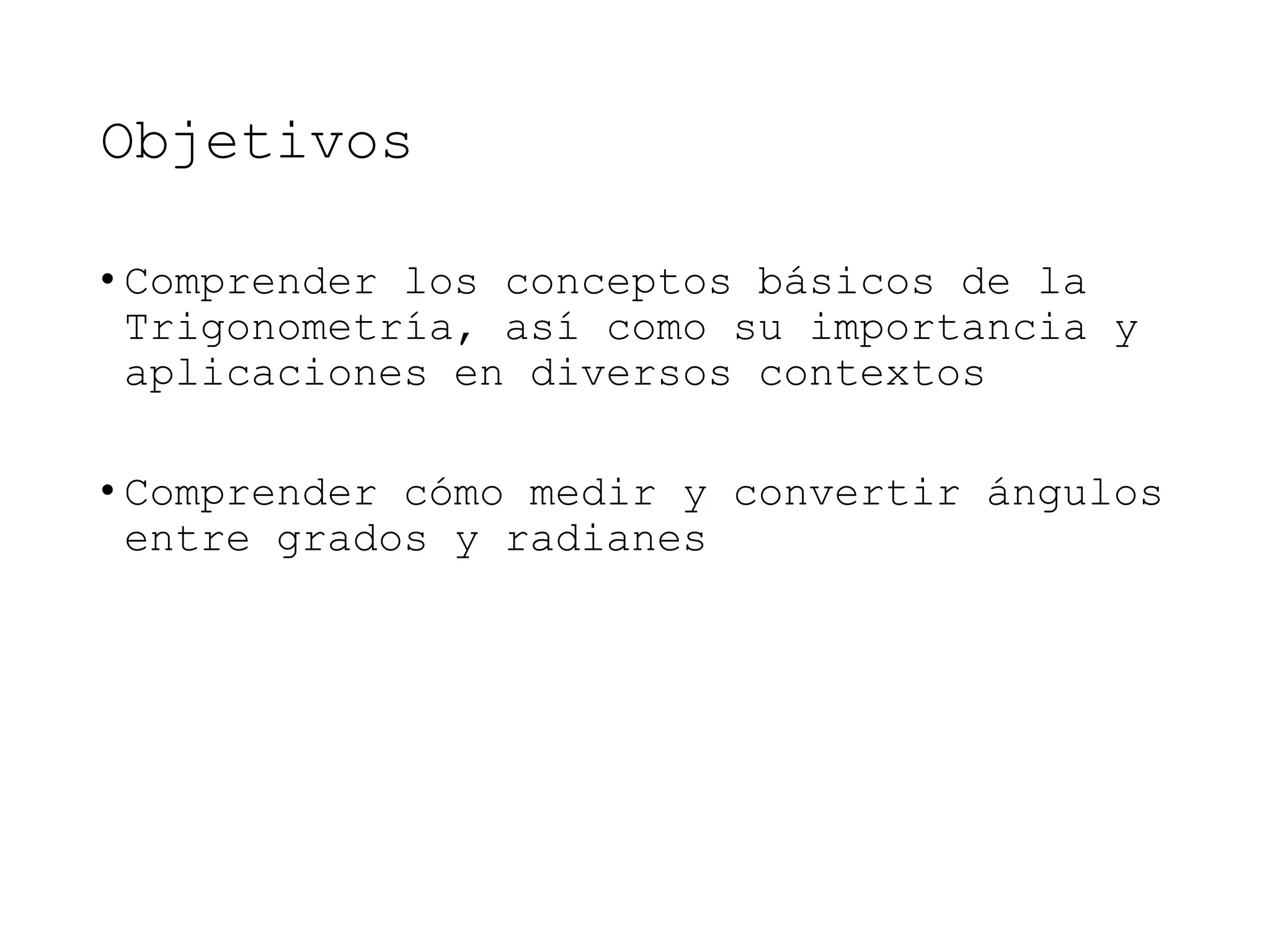 Trigonometría clase 1, ángulos razones trigonométricas | PPT