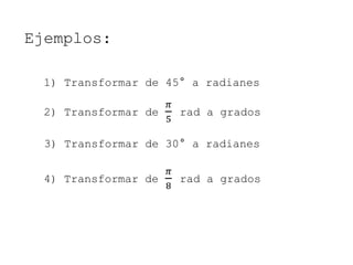Trigonometría clase 1, ángulos razones trigonométricas | PPTX