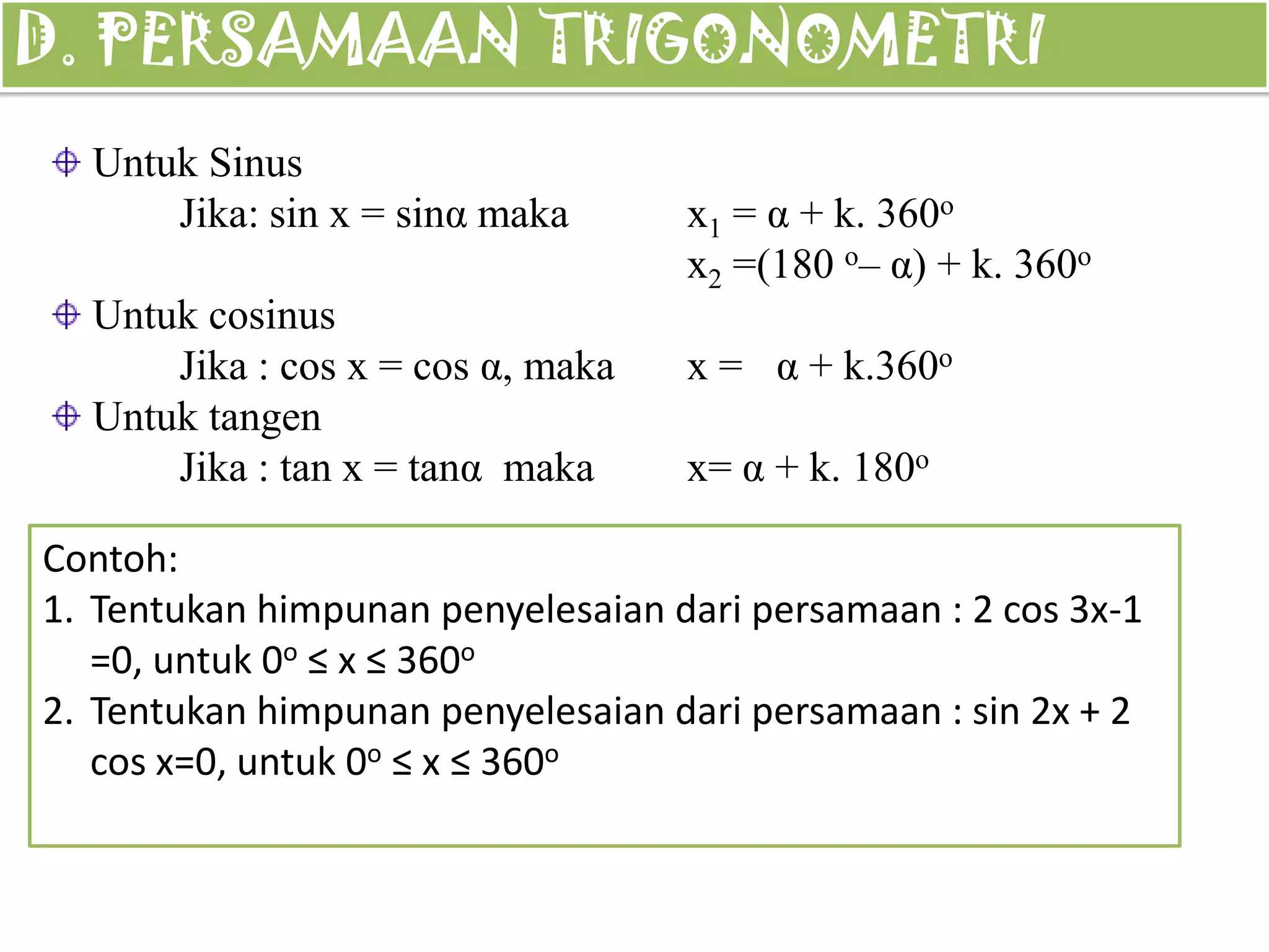 Trigonometri | PPTX