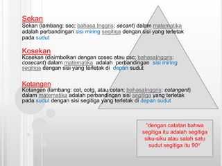presentasi Trigonometri | PPTX