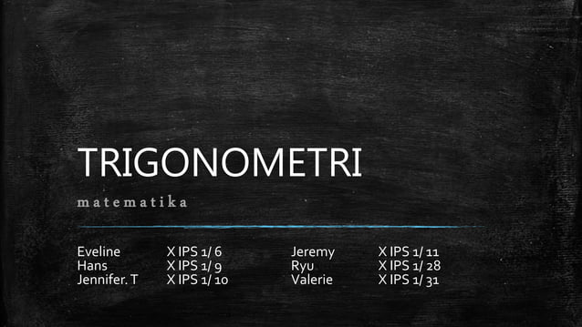 Trigonometri | PPT