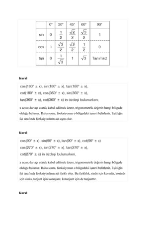 Trigonometri 1 | PDF