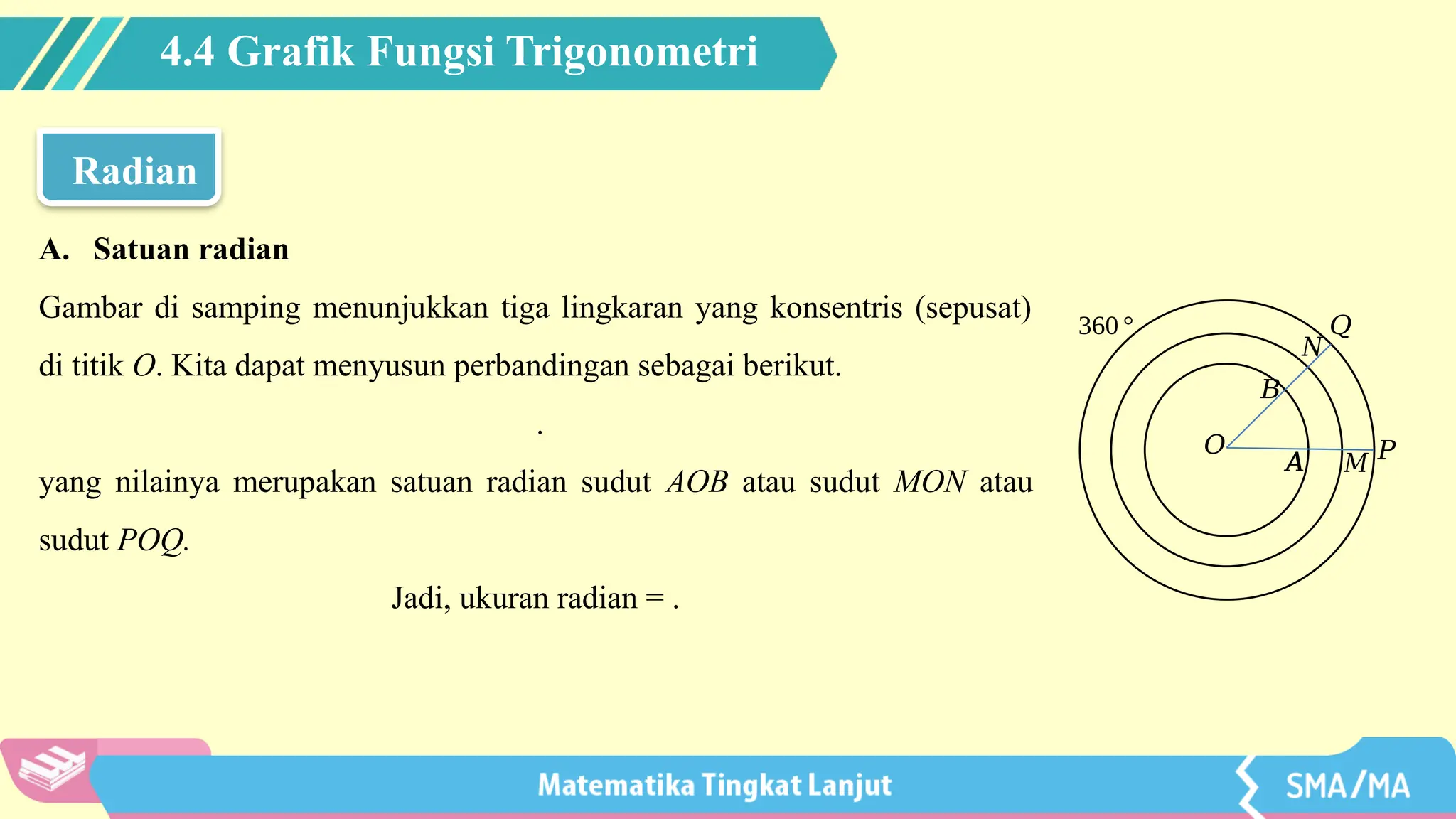 Materi trigonometri kelas XI SMA kurikulum merdeka | PPTX
