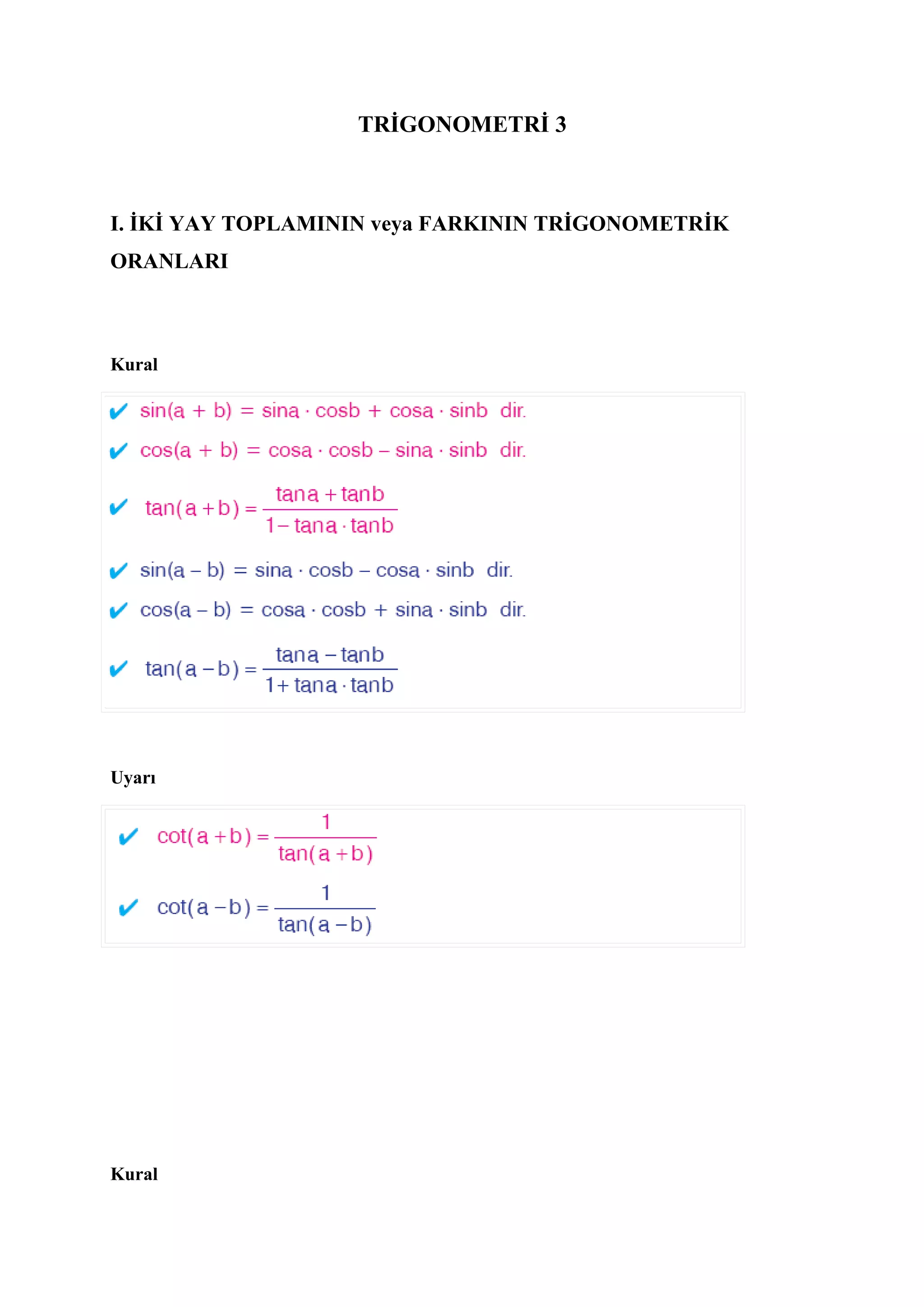 Trigonometri 3 | PDF