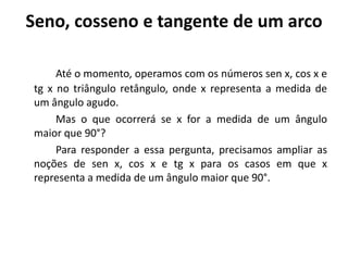 Trigonometria na circunferência | PPTX