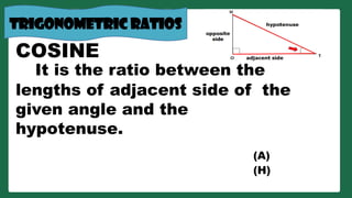 Six trigonometric ratio for right triangle | PPTX