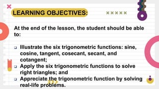 Trigonometric-Ratios grade power point presentation | PPT