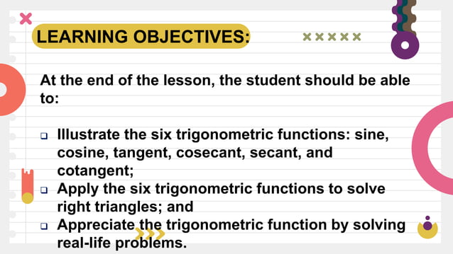 Trigonometric-Ratios grade power point presentation | PPT