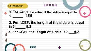 Trigonometric-Ratios grade power point presentation | PPT