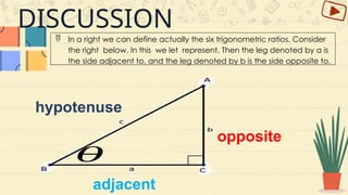 TRIGONOMETRIC-RATIOS.pptx_ Right Triangle | PPTX