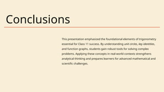 Trigonometric class 11 baicss 22Basics.pptx
