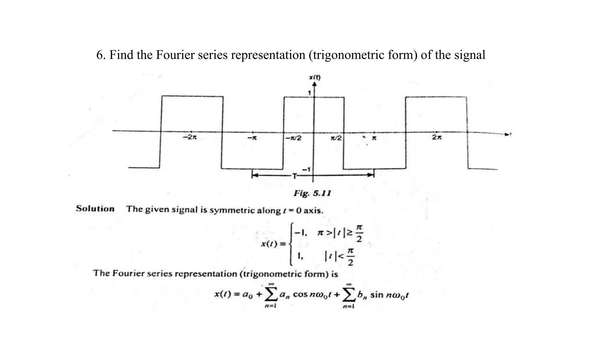 Trigonometric Fourier Series Pptx
