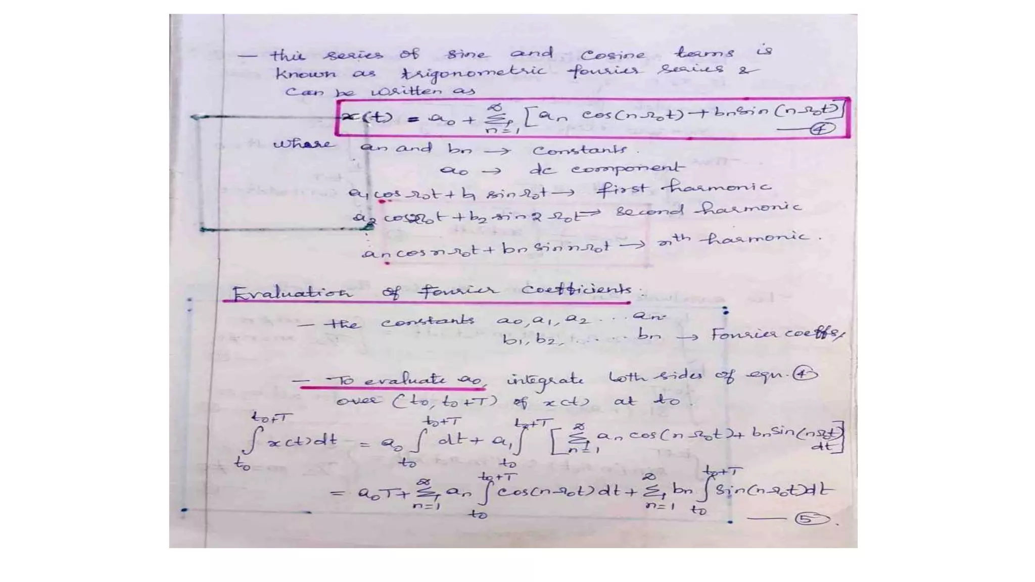 Trigonometric Fourier Series Pptx