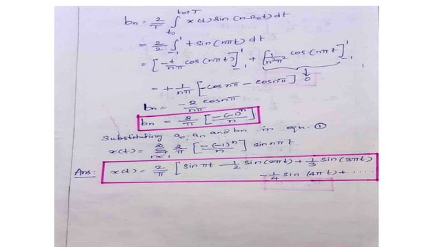 Trigonometric Fourier Series Pptx