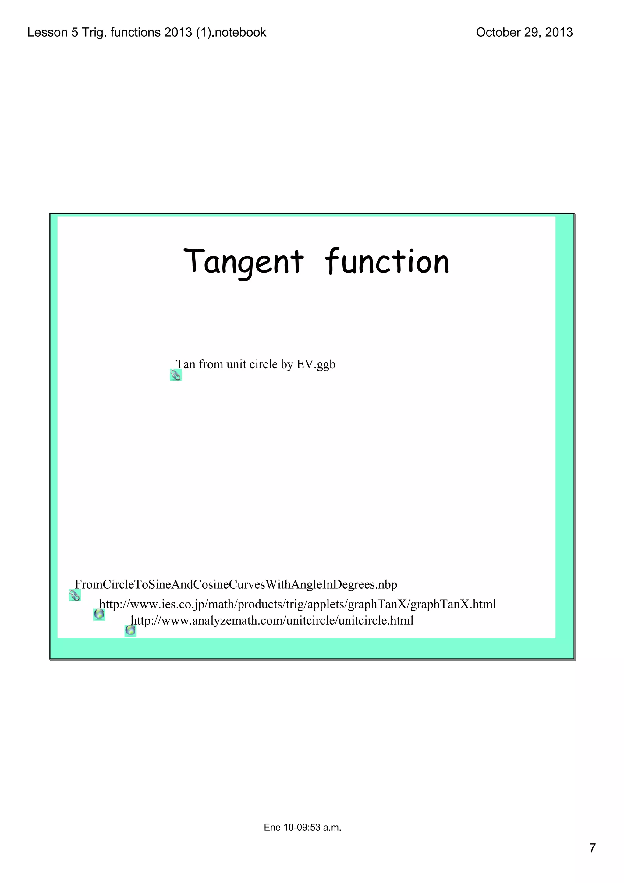 IB SL Trigonometric functions | PDF