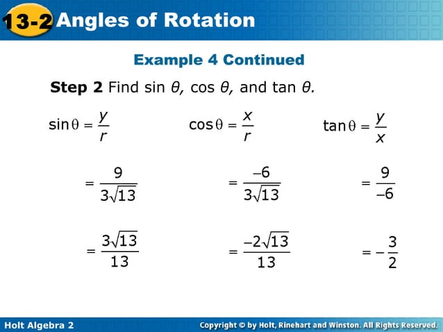Trigonometric functions in standard position slide 1 | PPT