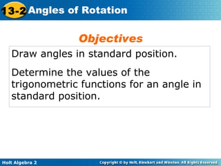 Trigonometric functions in standard position slide 1 | PPT