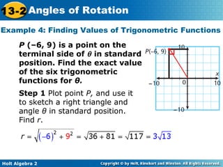 Trigonometric functions in standard position slide 1 | PPT