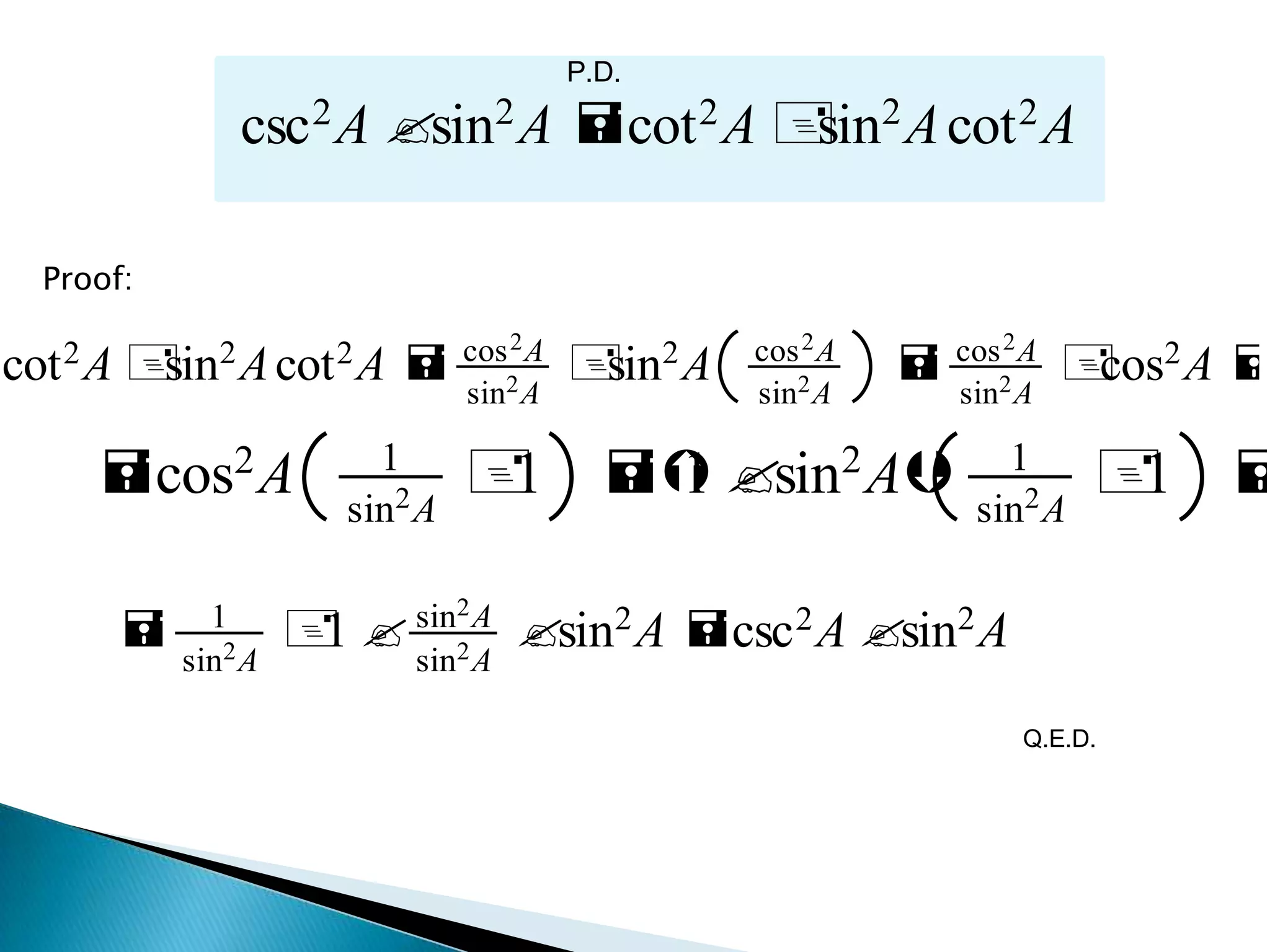 Trigonometric identities | PPTX