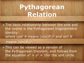 Trigonometric Identities. | PPTX