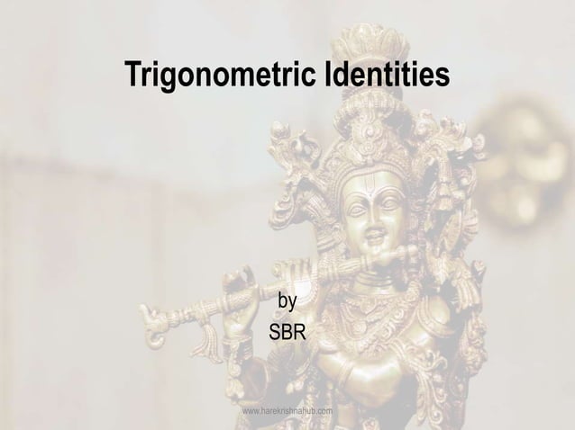 Trigonometric identities | PPT