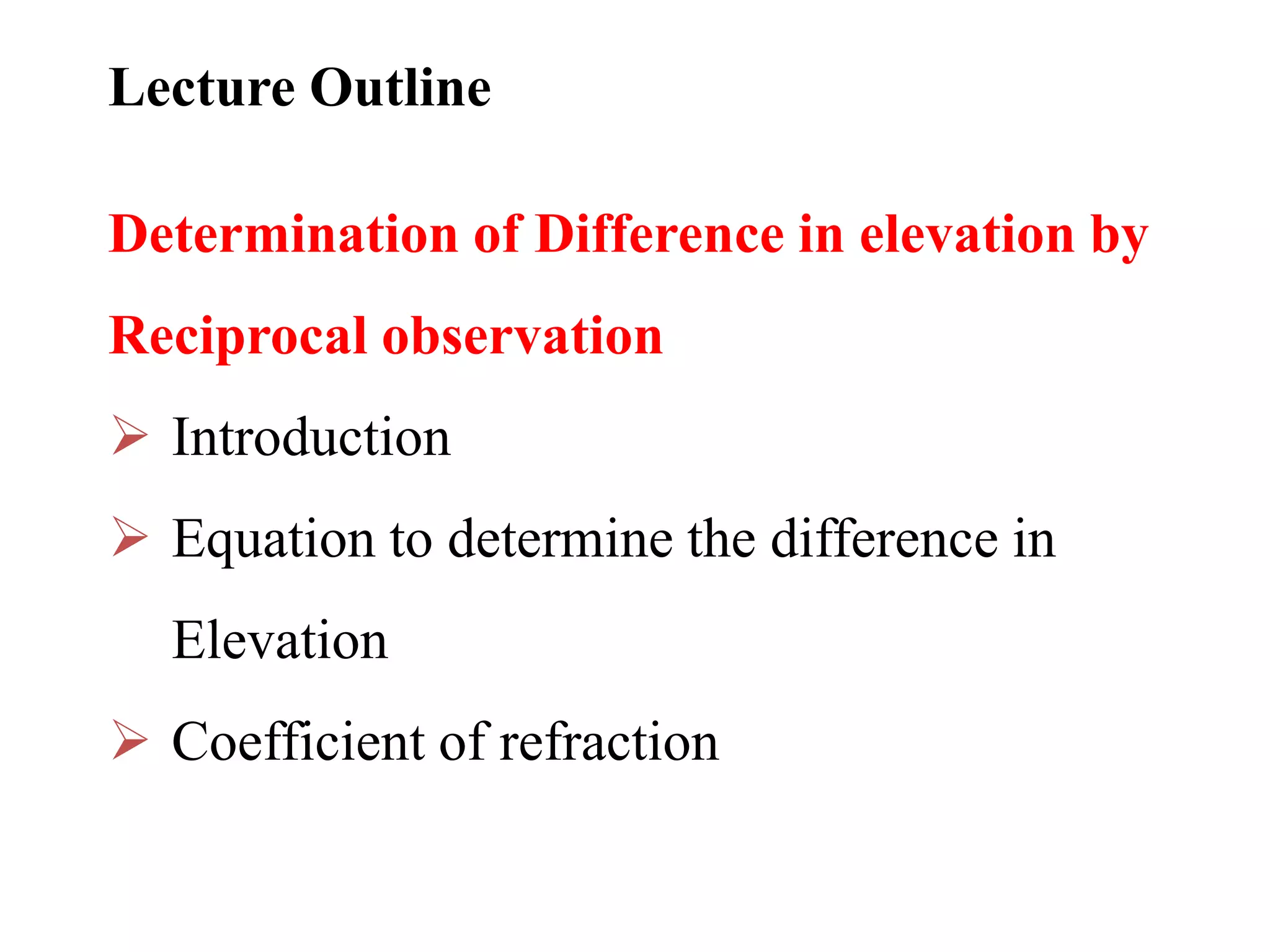Trigonometric leveling 04 | PPT