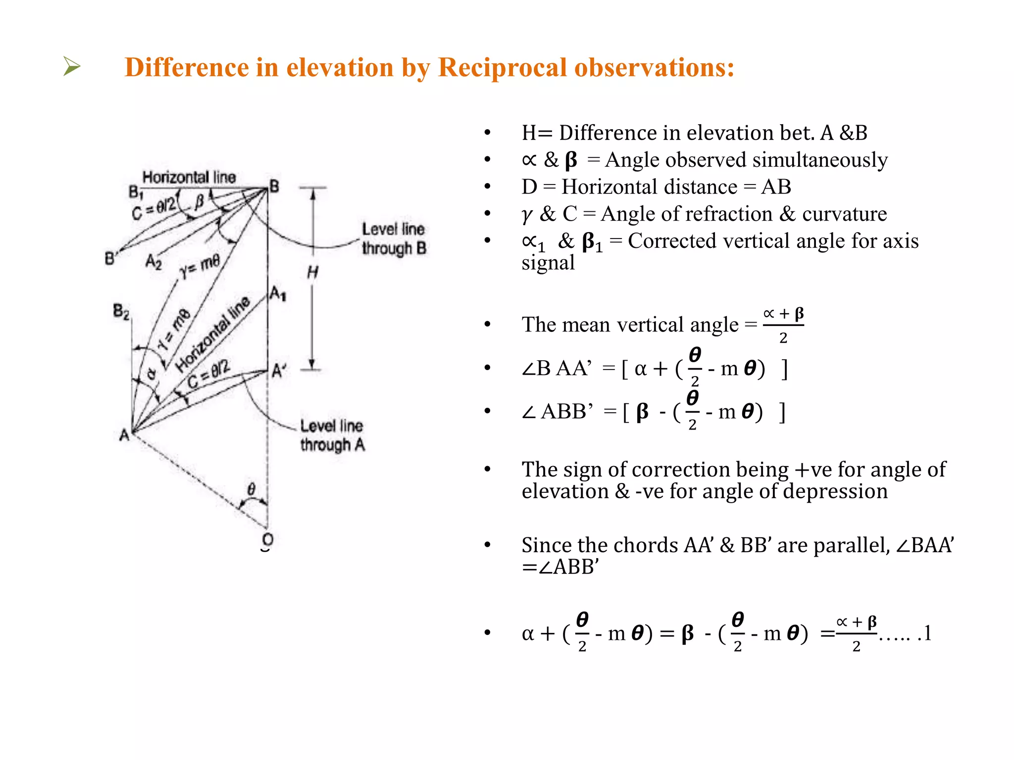 Trigonometric leveling 04 | PPT