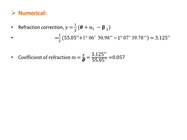 Trigonometric leveling 05 | PPTX | Geology | Science