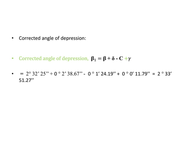 Trigonometric leveling 05 | PPTX | Geology | Science