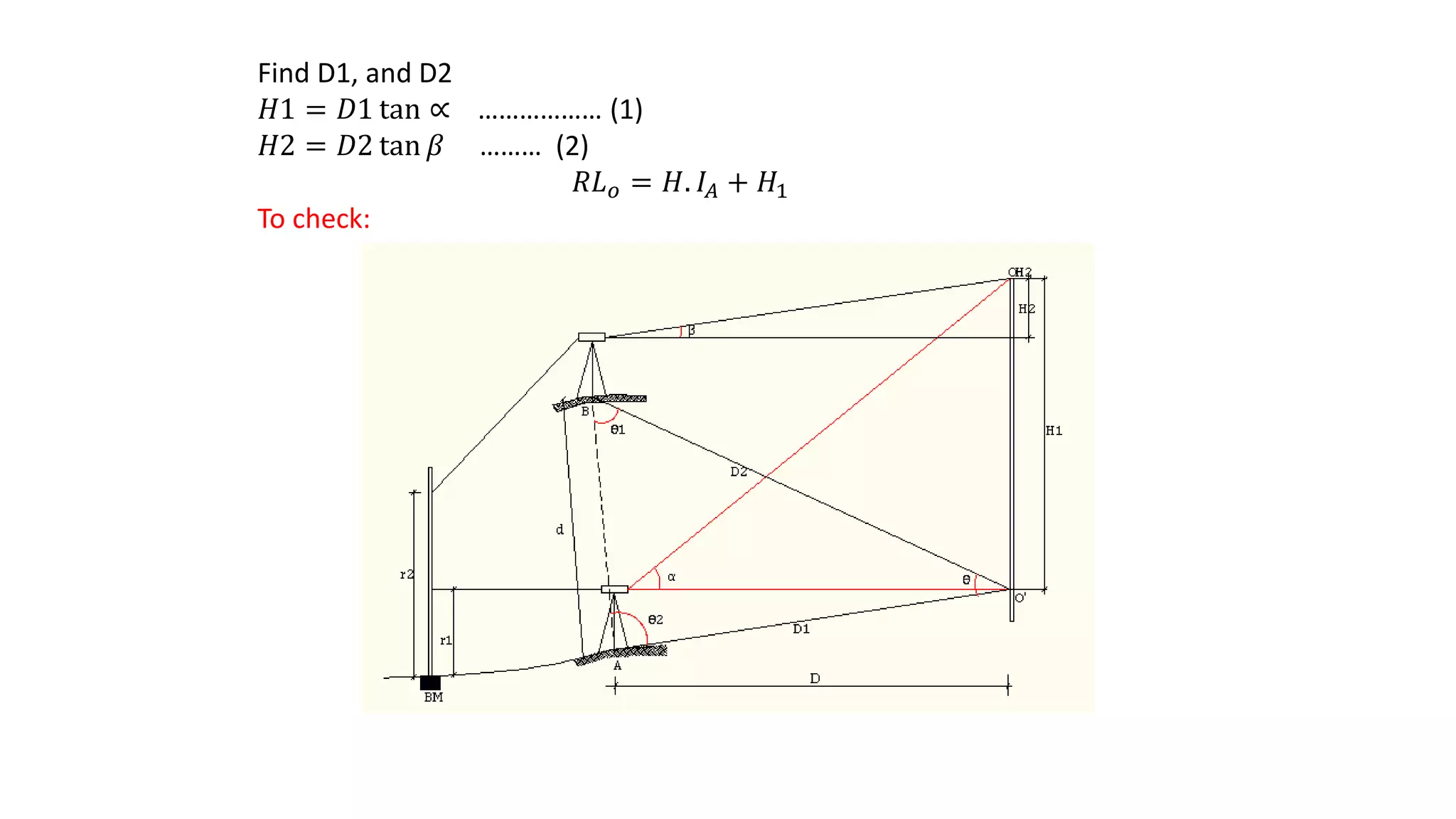 Trigonometric Levelling theory | PDF