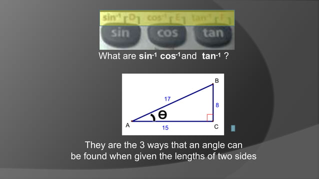 Trigonometric Ratio_Cosine, Sine And Tangent | PPT