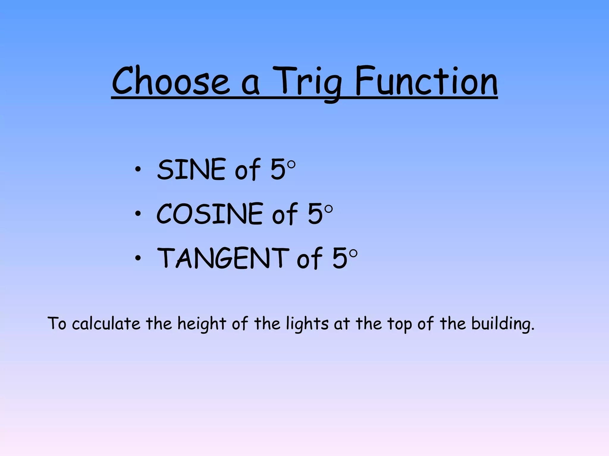 Trigonometric Ratios | PPT