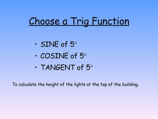 Trigonometric Ratios | PPT | Physics | Science