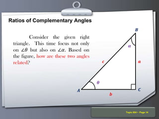 Trigonometric ratios | PPTX